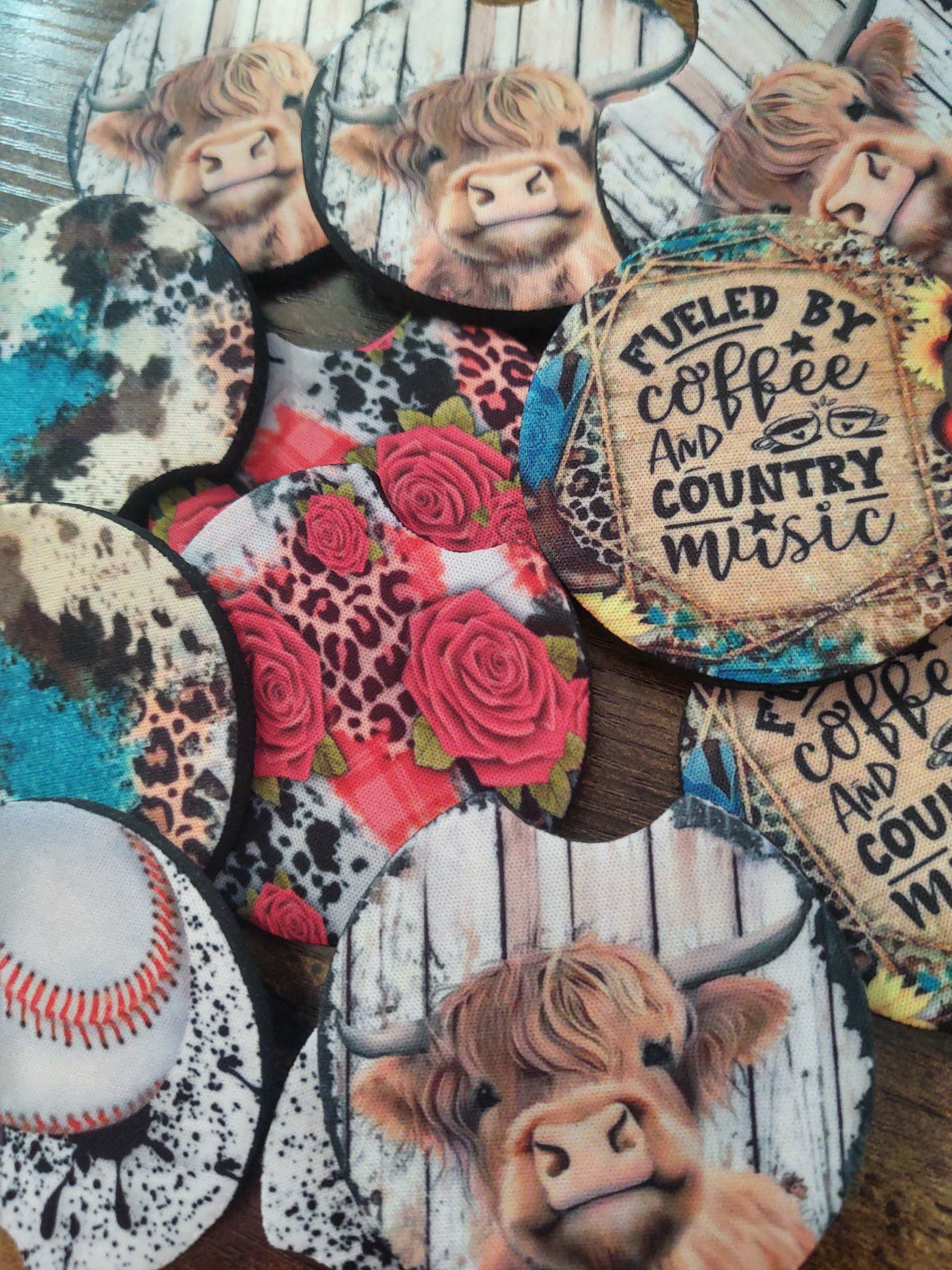 Car Coasters – Doorsy Designs T-Shirts and More